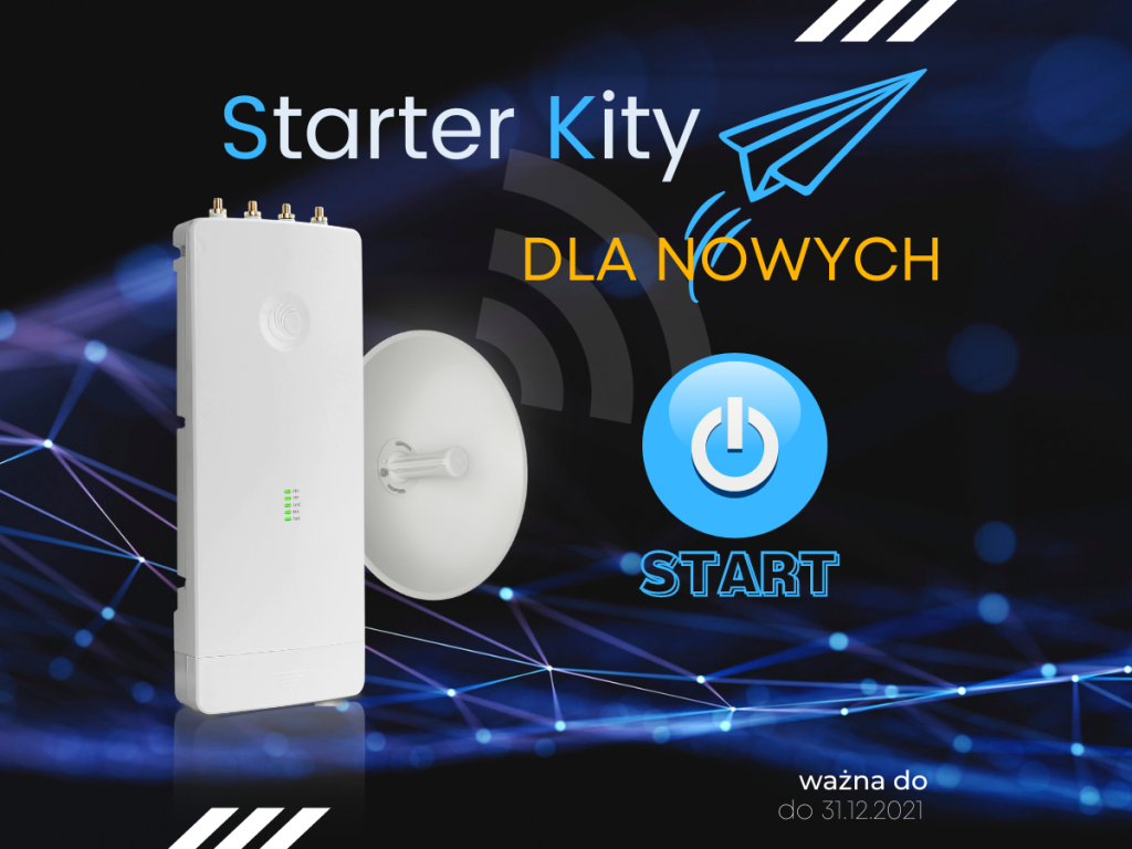 Starter Kity Cambium dla nowych klientów – bezprzewodowi.pl